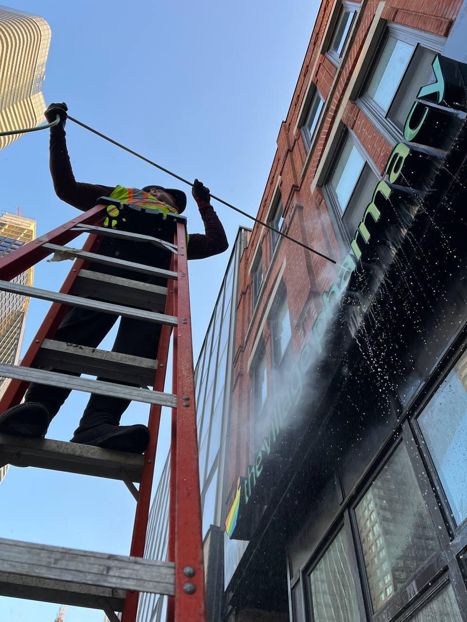 Storefront Power Washing - Commercial Cleaning Services